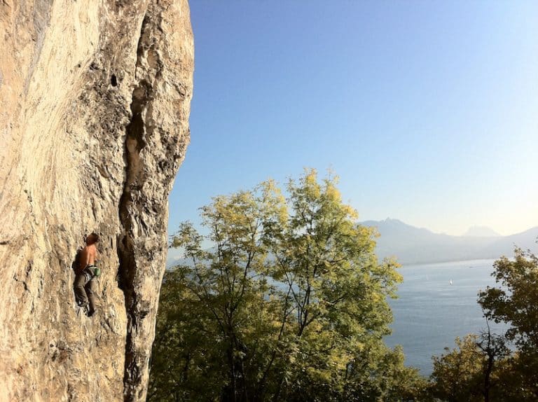 Les plus beaux sites d’escalade d'Annecy - Monté Médio