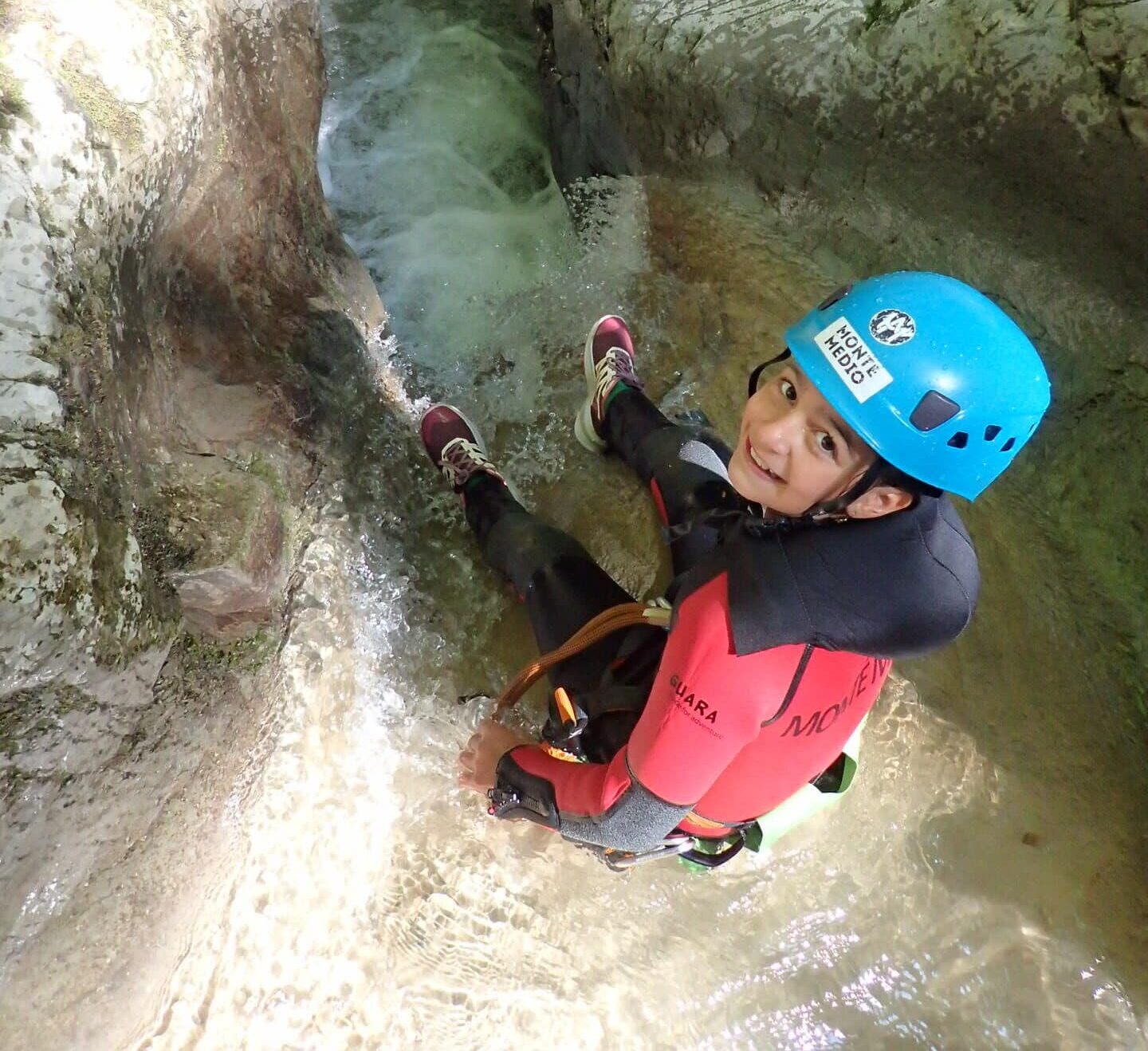 Canyoning Mini Canyon Frontenex à partir de 8 ans - Monté Medio
