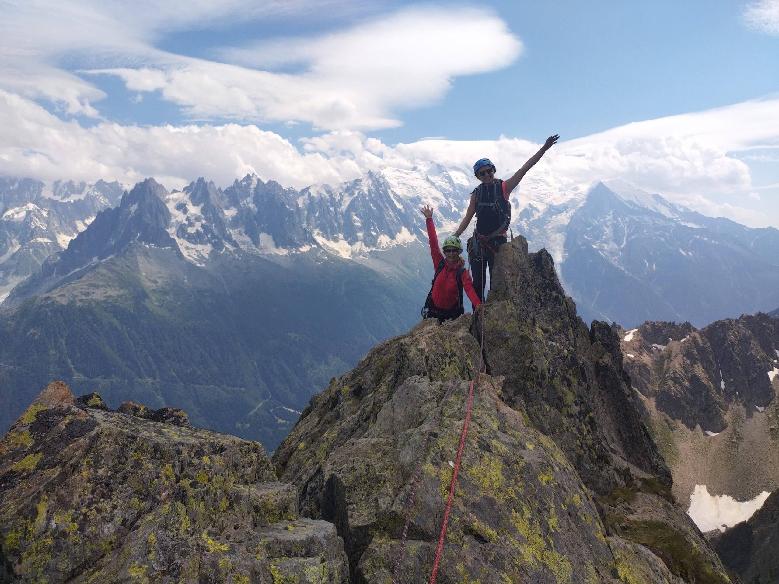 Alpinisme : de la Pointe Percée à l'Index avec Aurélie et Alix – Monté ...